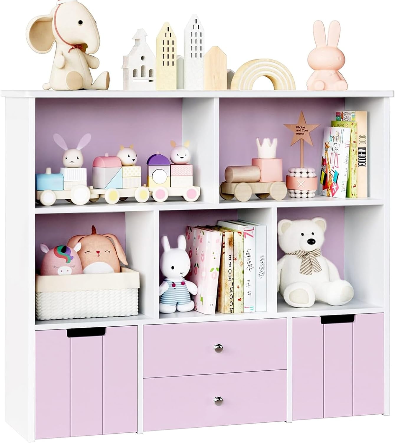 ONKER Toy Storage Organizer with 4 Drawers, Toy Organizers and Storage ...