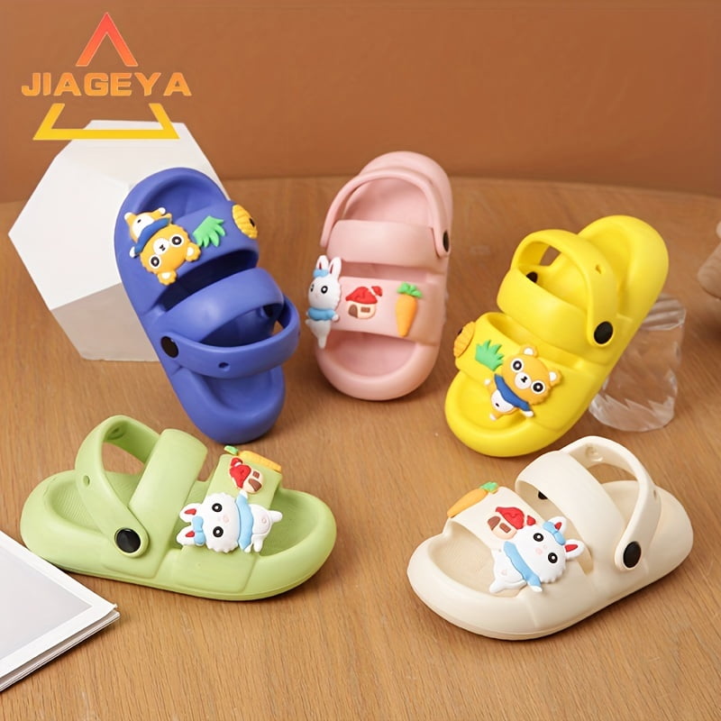 ONKOUKOU Trendy Cute Cartoon Open Toe Sandals For Boys, Breathable Lightweight Sandals For ...
