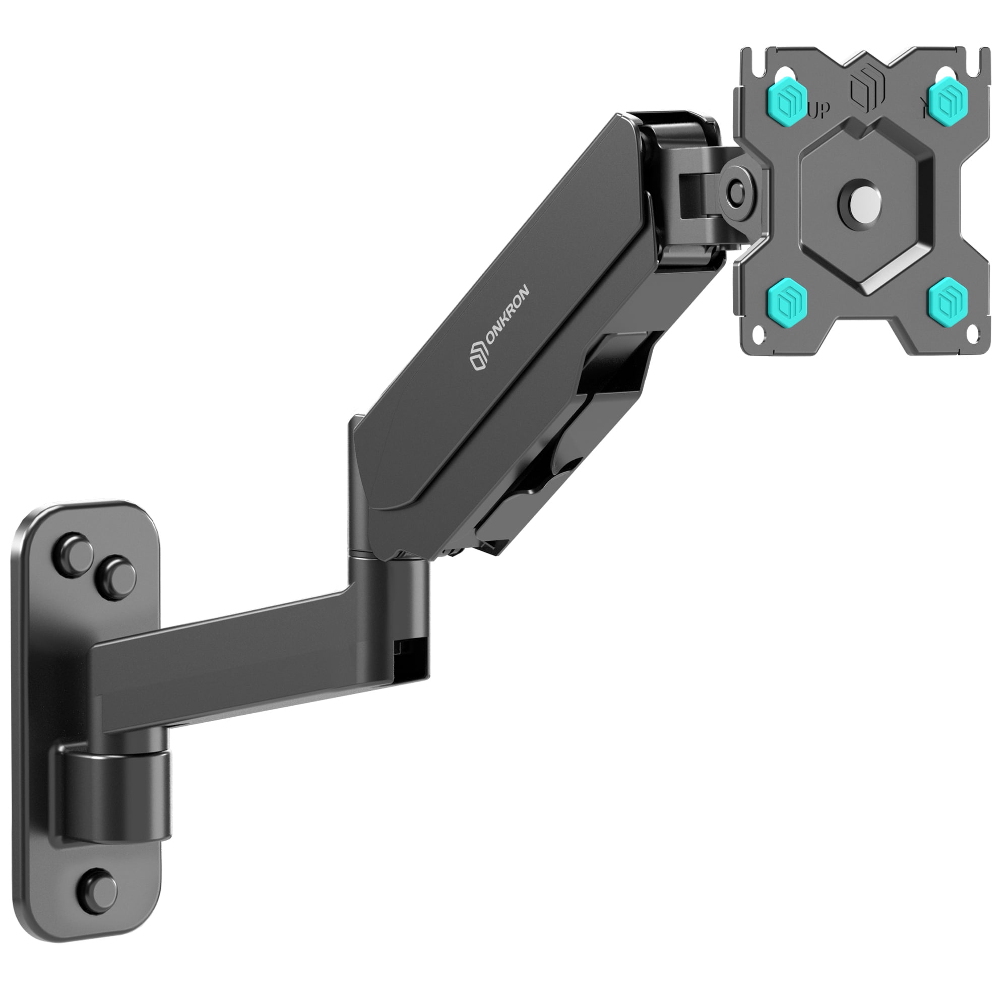 ONKRON Gas Spring Wall Monitor Mount for 13–32” Screen, Wall Mount TV ...