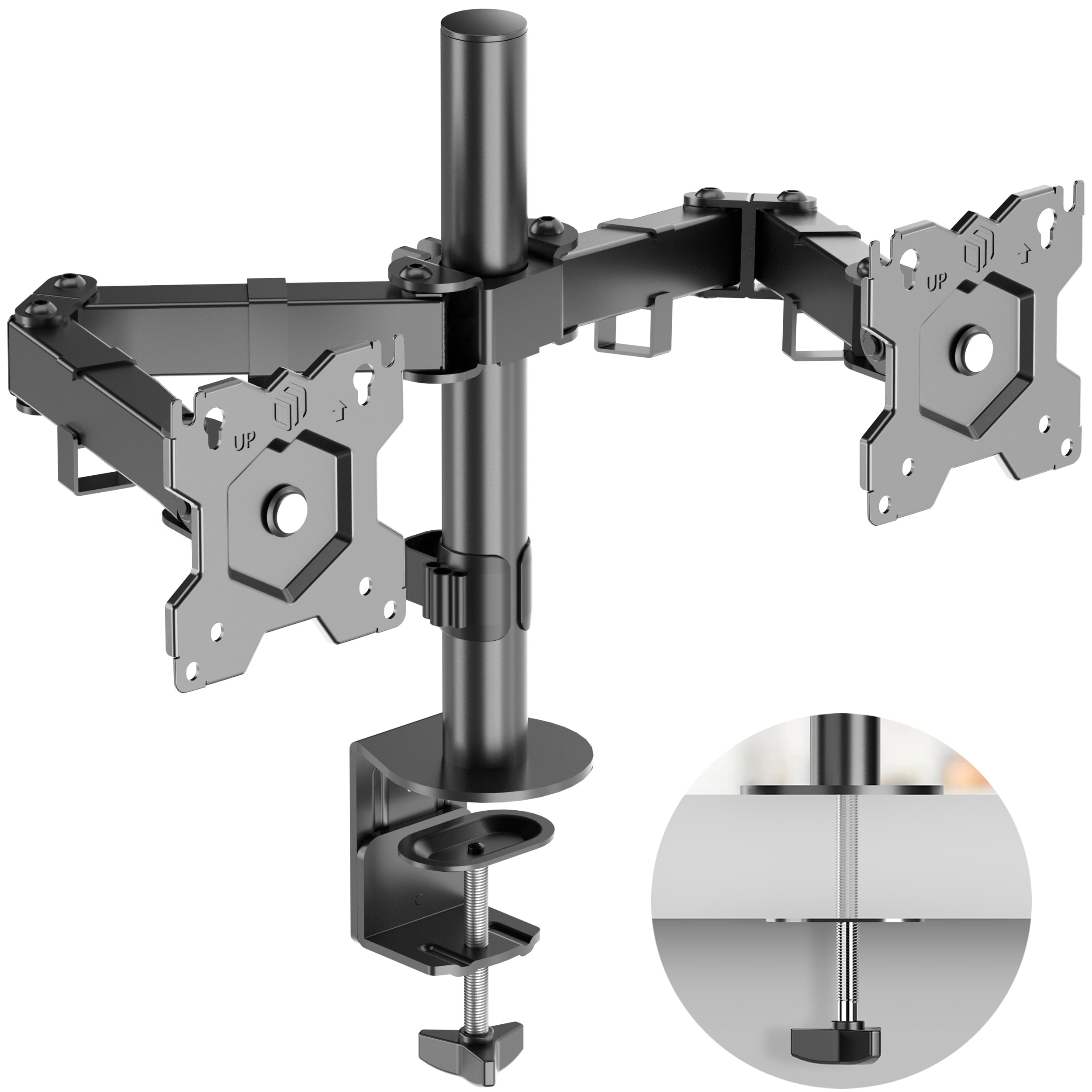 ONKRON Dual Monitor Mount for 13"-32" Monitors up to 17.6 lbs Each ...