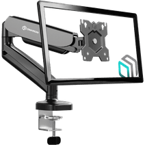 Single Gas Spring C-Clamp Monitor Desk Mount - 17" to 27" - Walmart.com