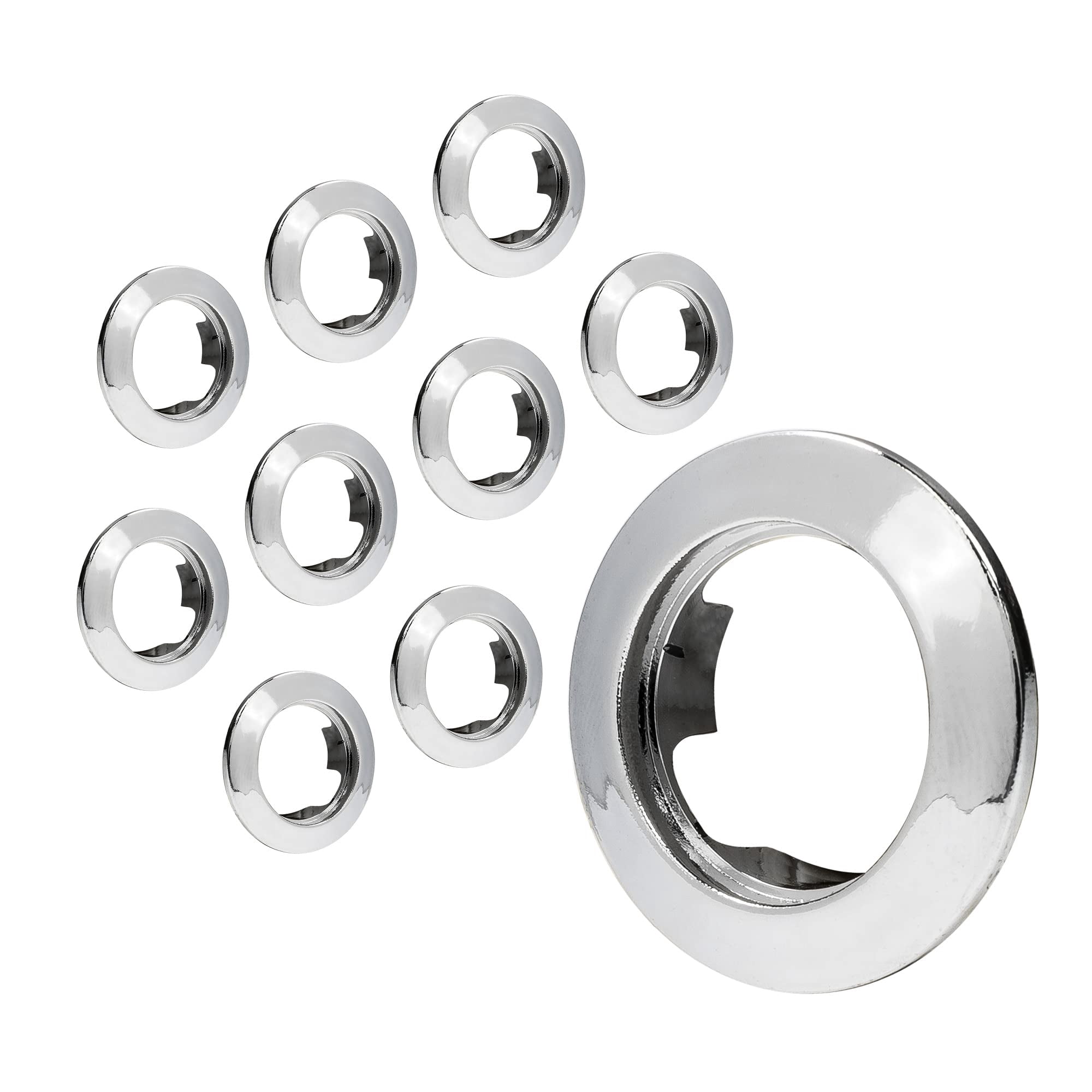ONLINE LED STORE TRUE SSF20 MODS 10pc 3/4 inch Round Marker Light Chrome Bezel [Compatible Model ...