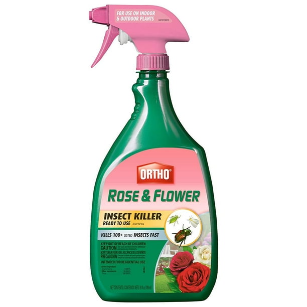 Ortho Rose & Flower Insect Killer Spray, 24 oz., Indoor Plant ...