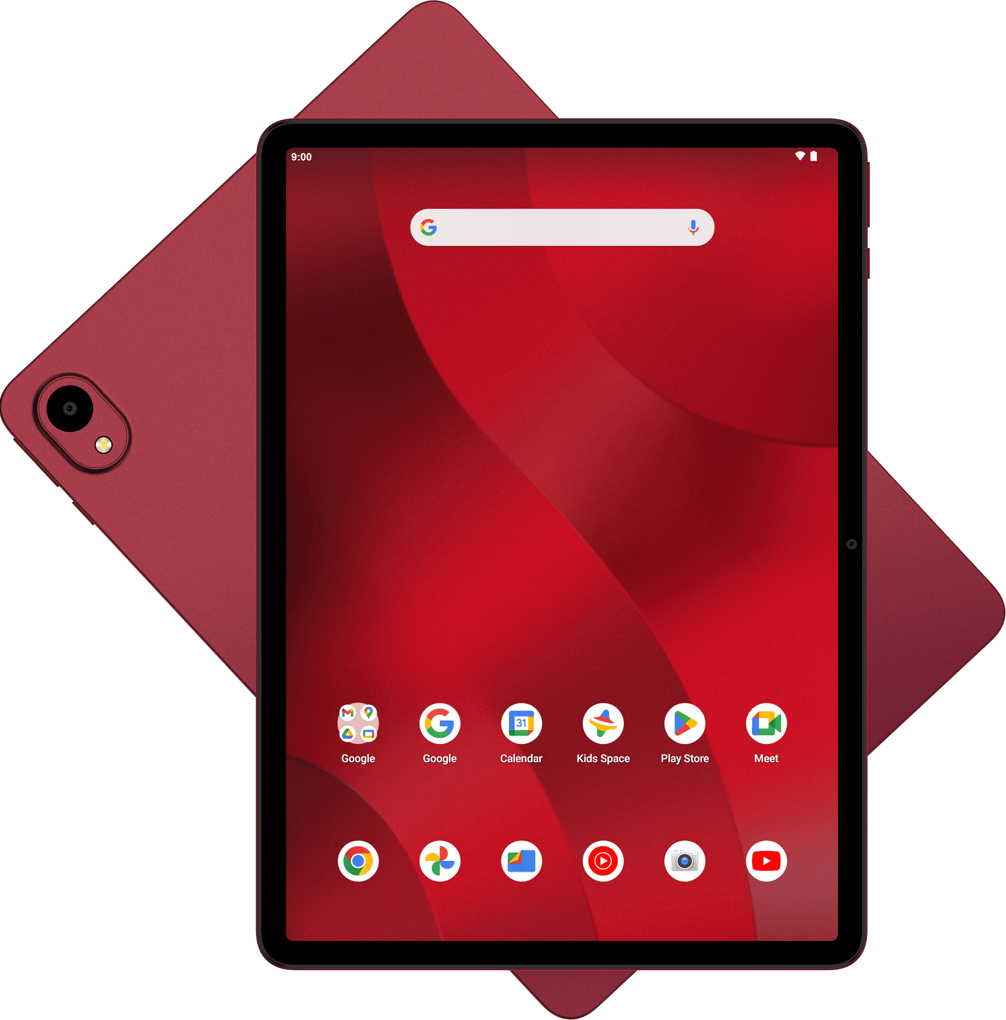 Brandclub - onn 11" Tablet Pro, 64GB, (2024 Model) - Red