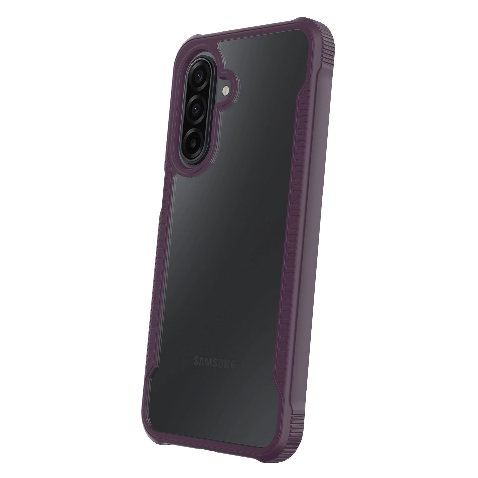 onn Dual-Layer Phone Case for Samsung Galaxy for A17 5G - Purple/Clear ...