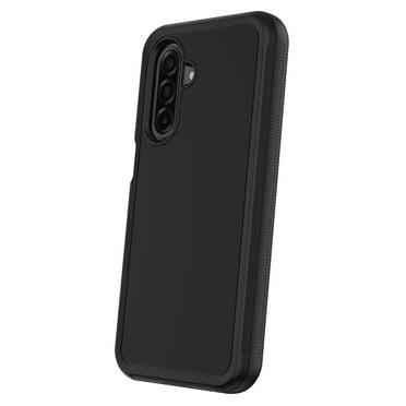 onn Dual-Layer Phone Case for Samsung Galaxy A35 5G - Black/Clear ...