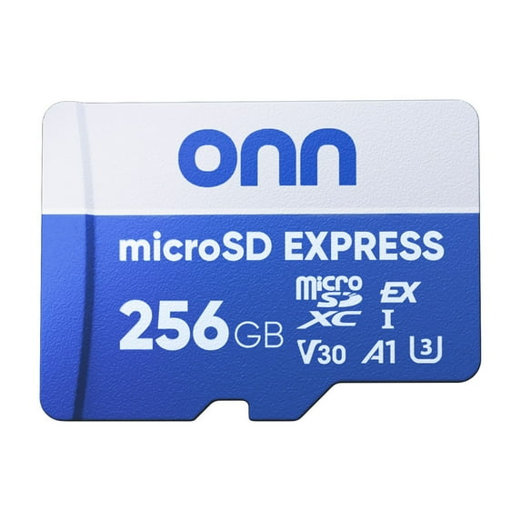 Free Shipping! Onn+ microSDXC Express Card 256 GB, up to 800 MB/s read ...