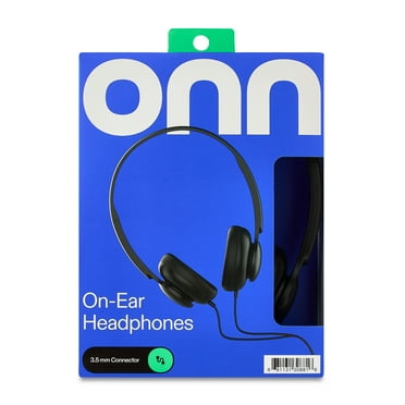 onn. Wireless Bluetooth on-Ear Headphones - Blue, New - Walmart.com