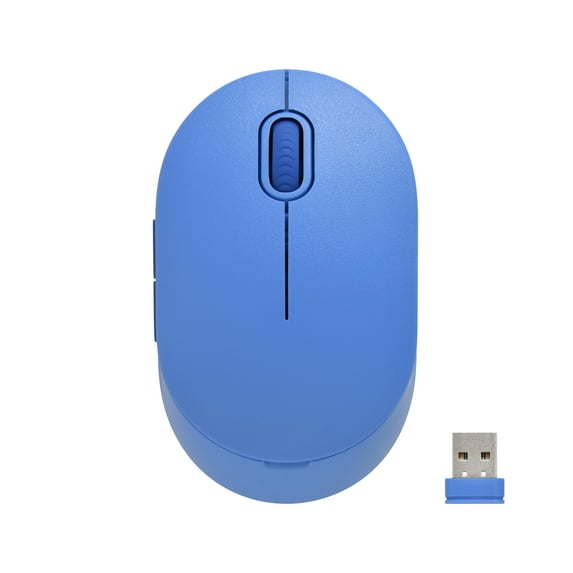 onn Optical USB Wireless Mouse with Nano Receiver, Ultramarine ...