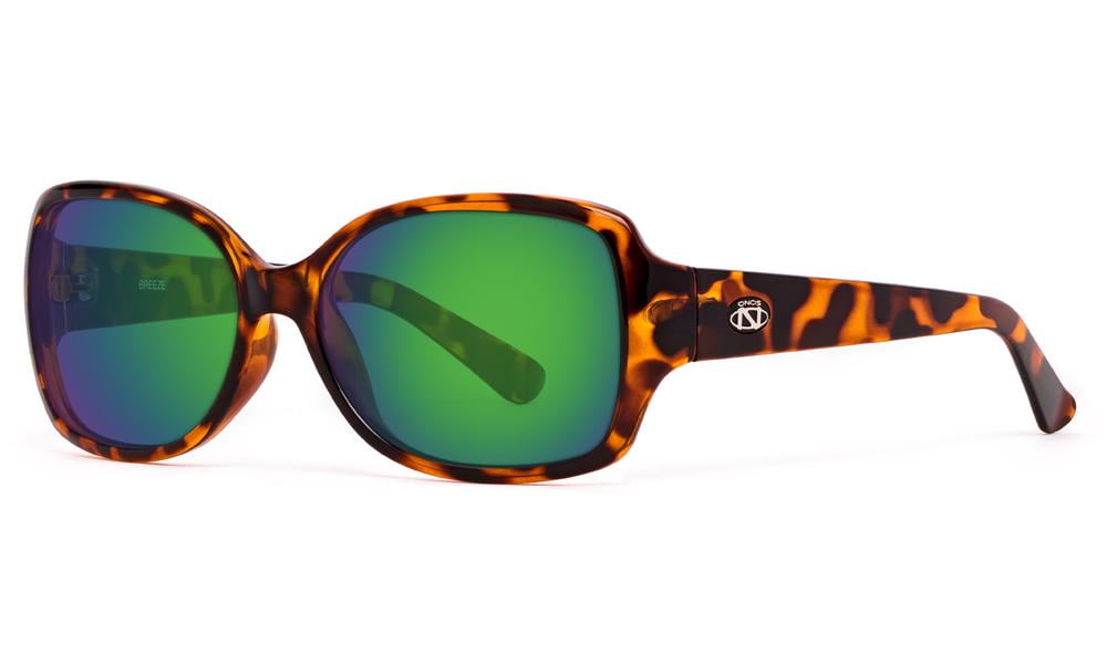 ONOS Breeze Green Polycarbonate Lens Tortoise Frame Sunglasses ...