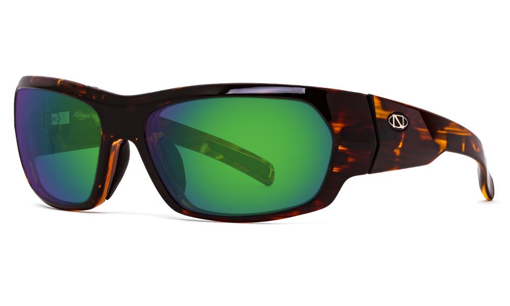 ONOS NOLIN Green Plano Mirror lens with POLARIZED Tortoise Frame ...