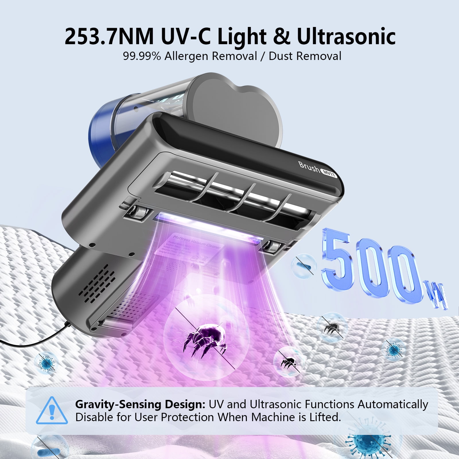 ONSON 16Kpa Vacuum with Triple Filtration, Dual Power & UV Light ...
