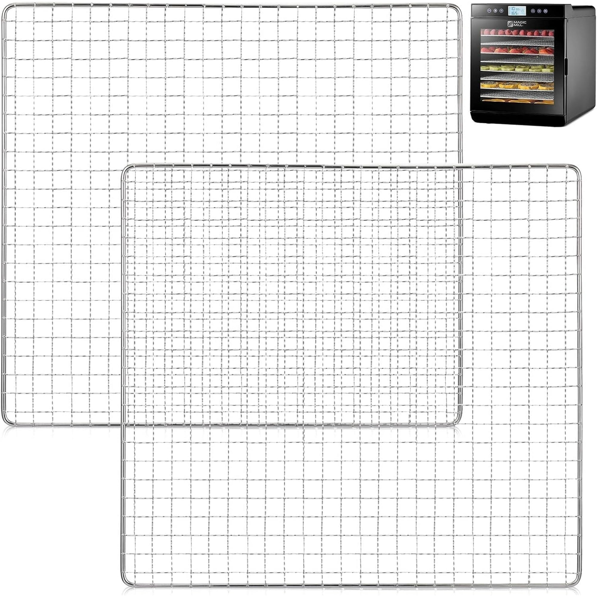 ONSON 2 Pcs Dehydrator Trays Compatible with FD-1018 Only Stainless ...
