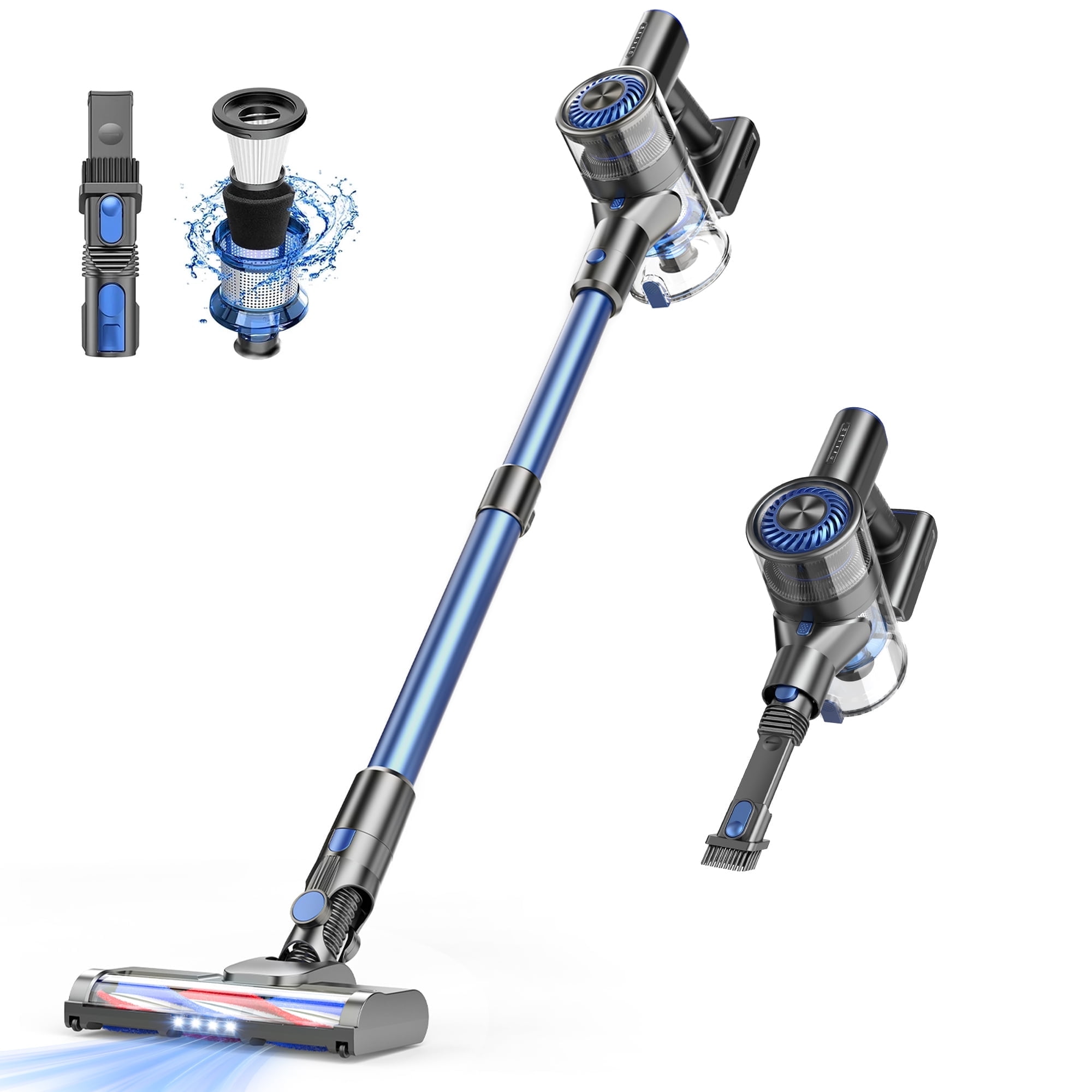 ONSON Cordless Stick Vacuum Cleaner, Powerful Suction Lightweight ...