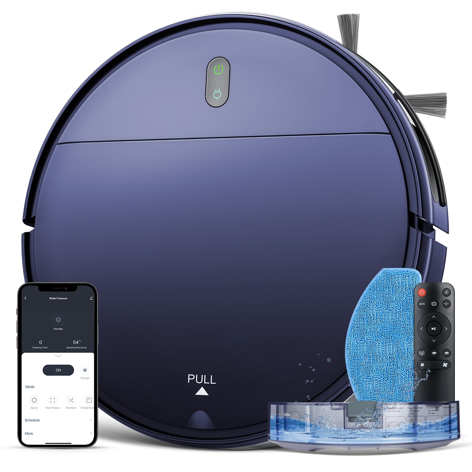 ONSON Robot Vacuum Cleaner, Robot Vacuum and Mop Combo with WIFI/Alexa ...