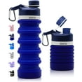 ONTA Reusable Large Mouth Squeezable Drinking Water Bottle, Collapsible ...