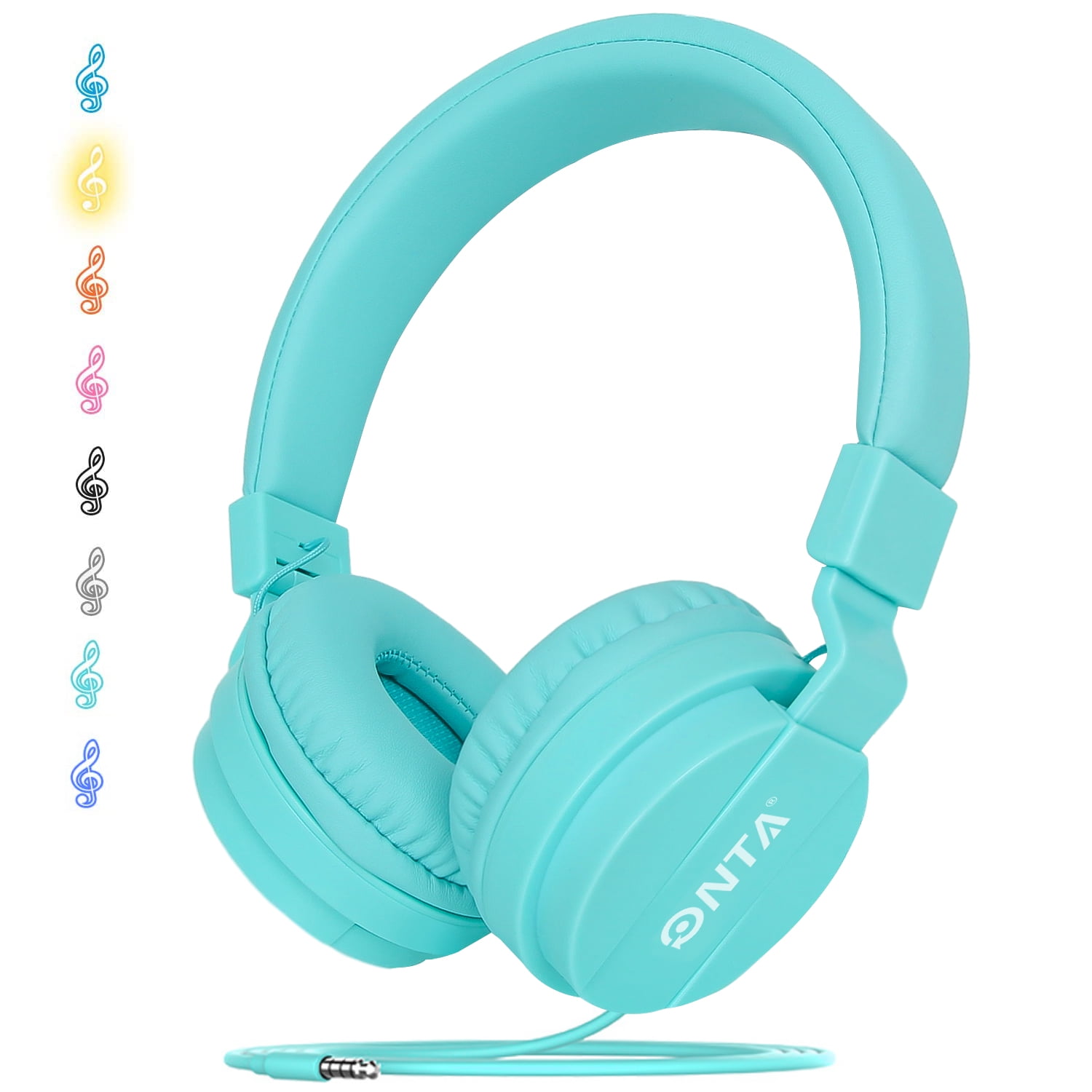 ONTA Kids Headphones for Boys Girls Wired Noise Canceling Child ...