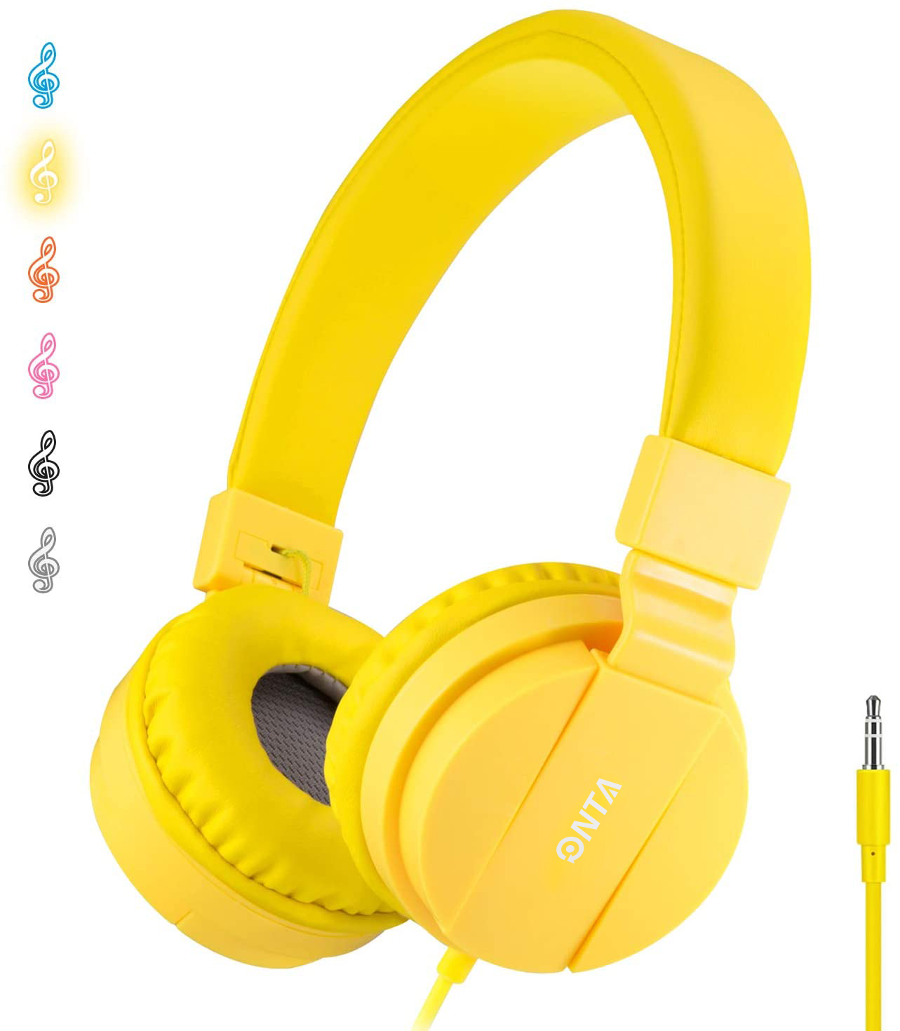 ONTA Kids Headphones for Boys Girls - Child Student Headset Wired plug ...