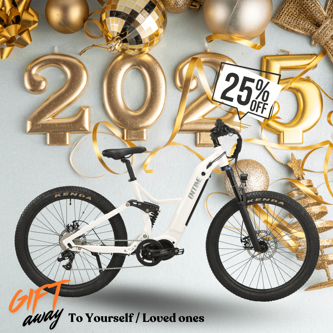 ONTIME BIKE Electric Off Road Mountain Bicycle, 750 W - Walmart.com