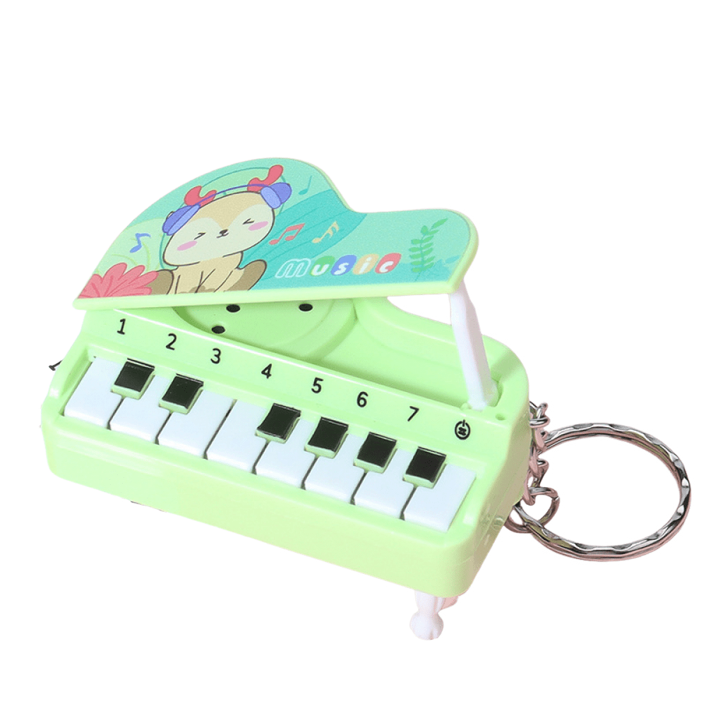 ONXE 10Pcak Micro Piano Toy Keychain, Portable Keyboard Instrument ...