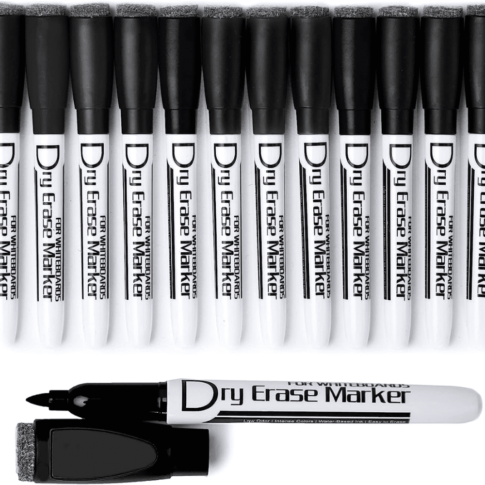 ONXE Magnetic Dry Wipe Pens Dry Erase Markers With Eraser Cap Low Odor ...