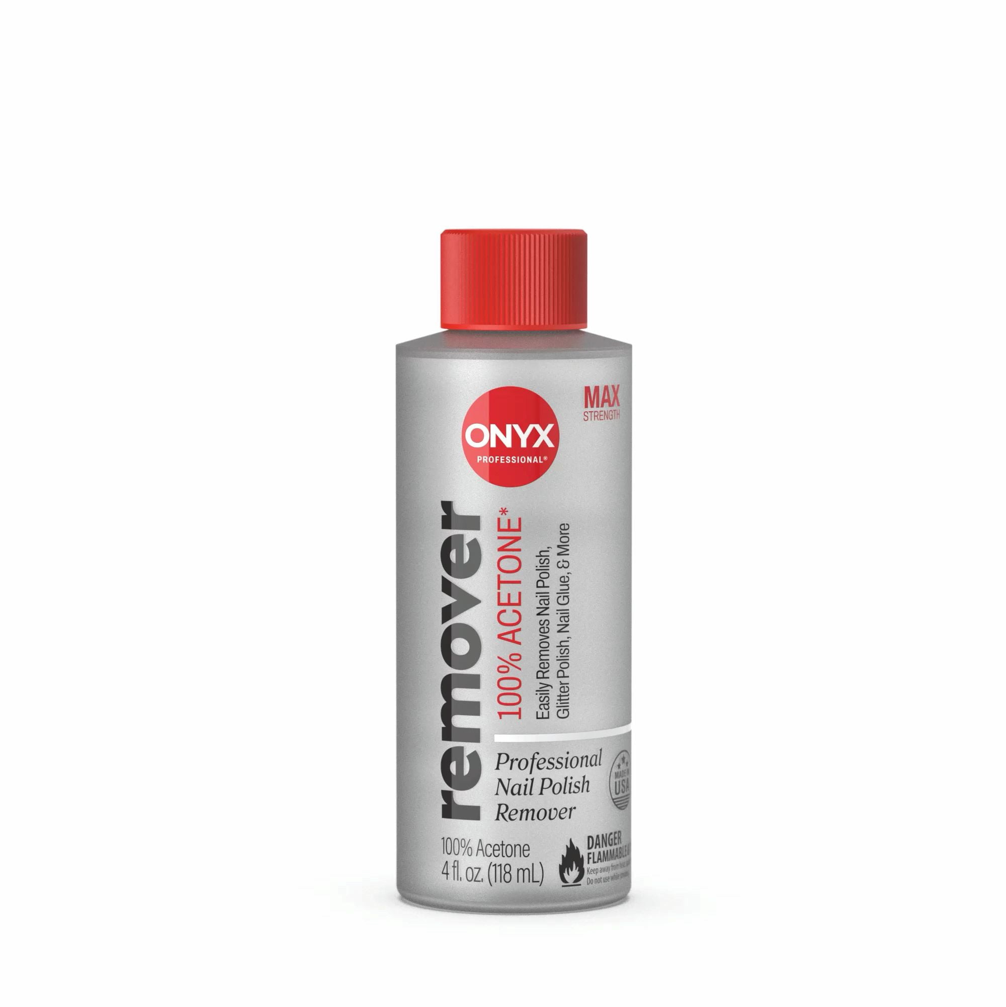 ONYX Professional 100% Acetone* Nail Polish Remover 4 fl oz - Walmart.com