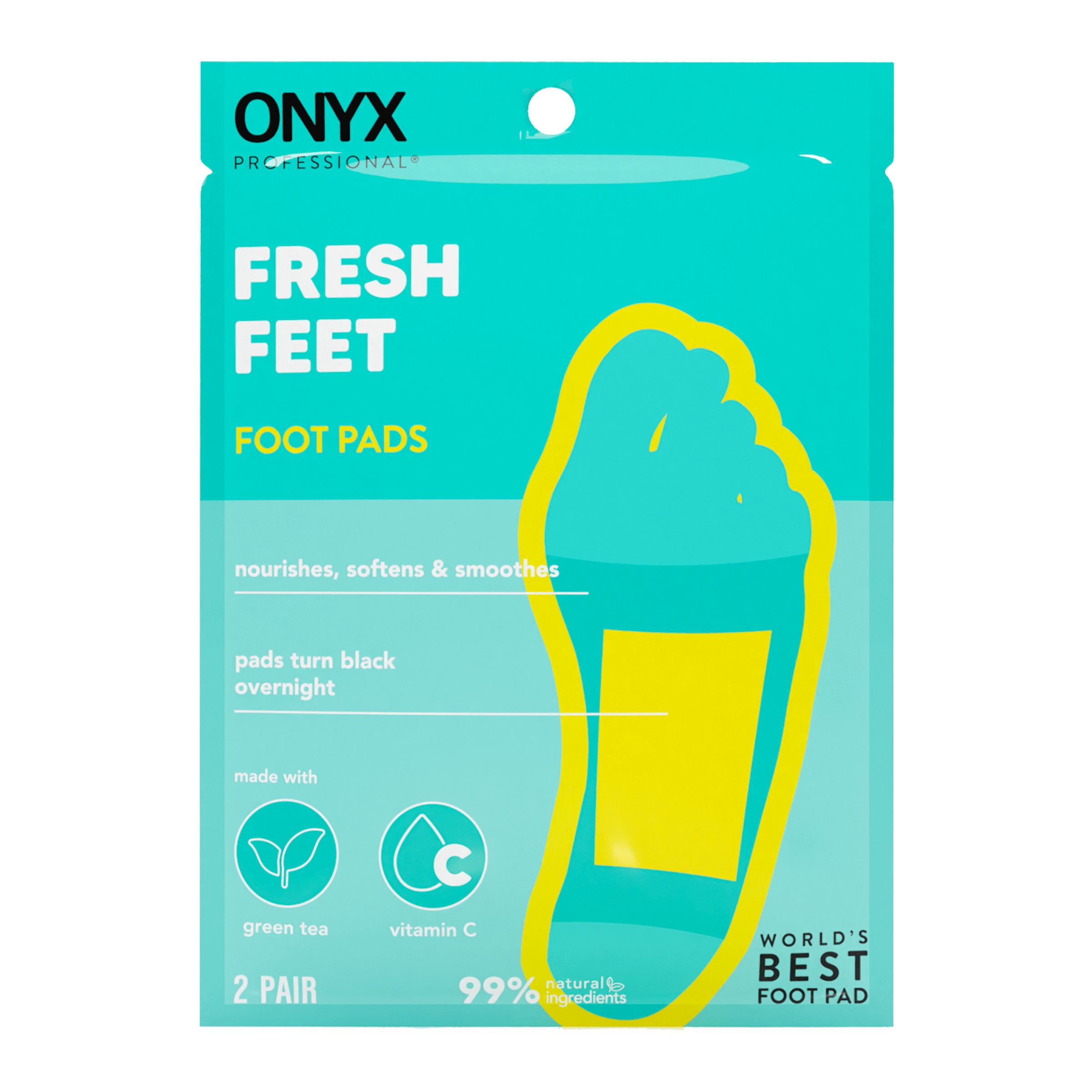 Brandclub ONYX Professional Fresh Feet Foot Pads 2 Pairs One Size Brandclub ONYX Professional Fresh Feet Foot Pads 2 Pairs One Size