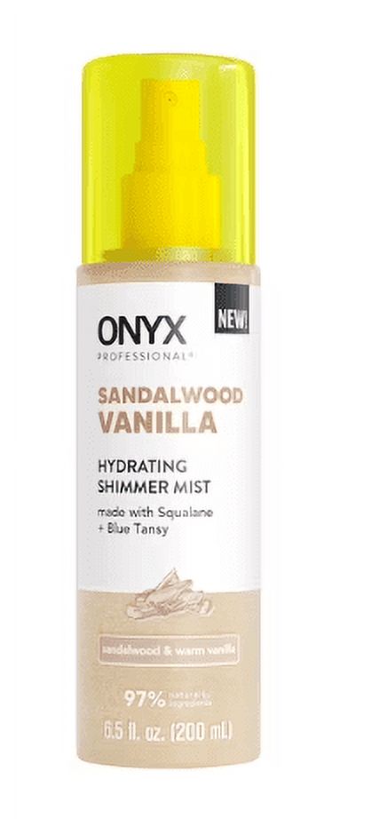 ONYX Professional Hydrating Shimmer Body + Hair Mist, Sandalwood ...