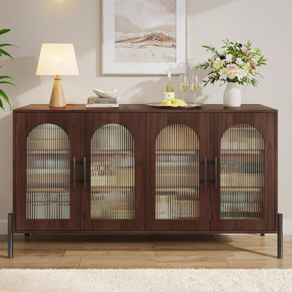 ONZA Sideboard Buffet Cabinet with Storage, 55" Modern Sideboard ...