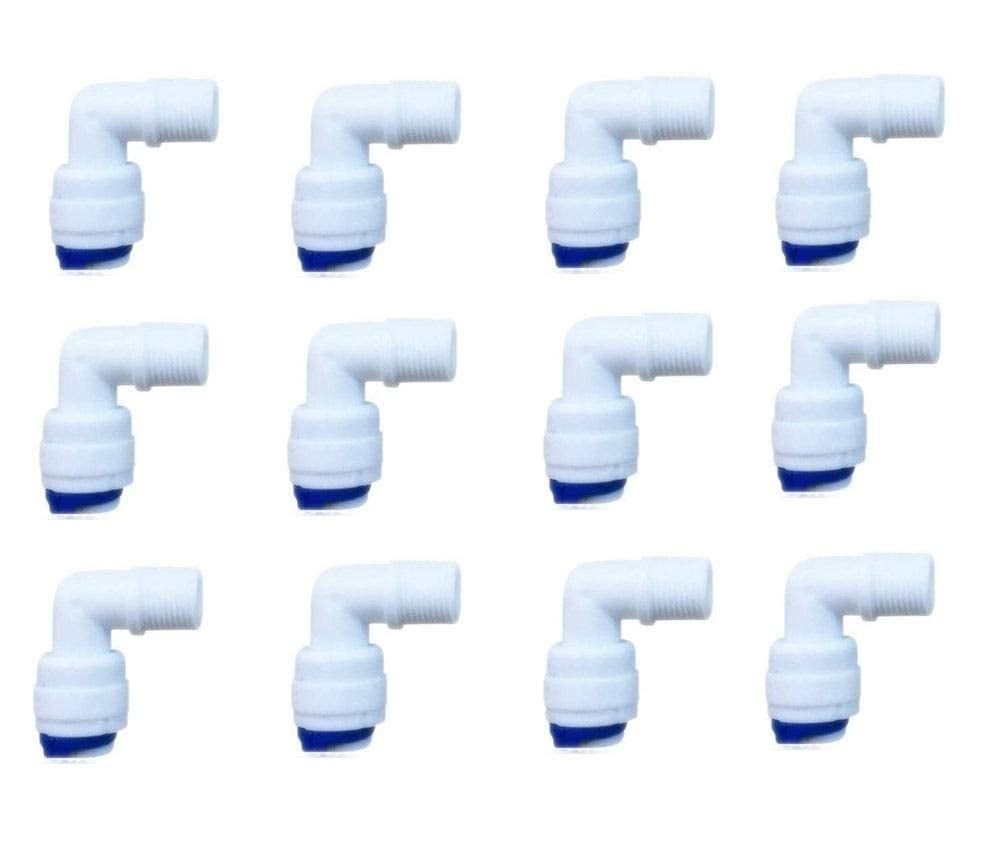 OO LALA JI Pack of 12 RO Membrane Housing Elbow Connector Suited for ...