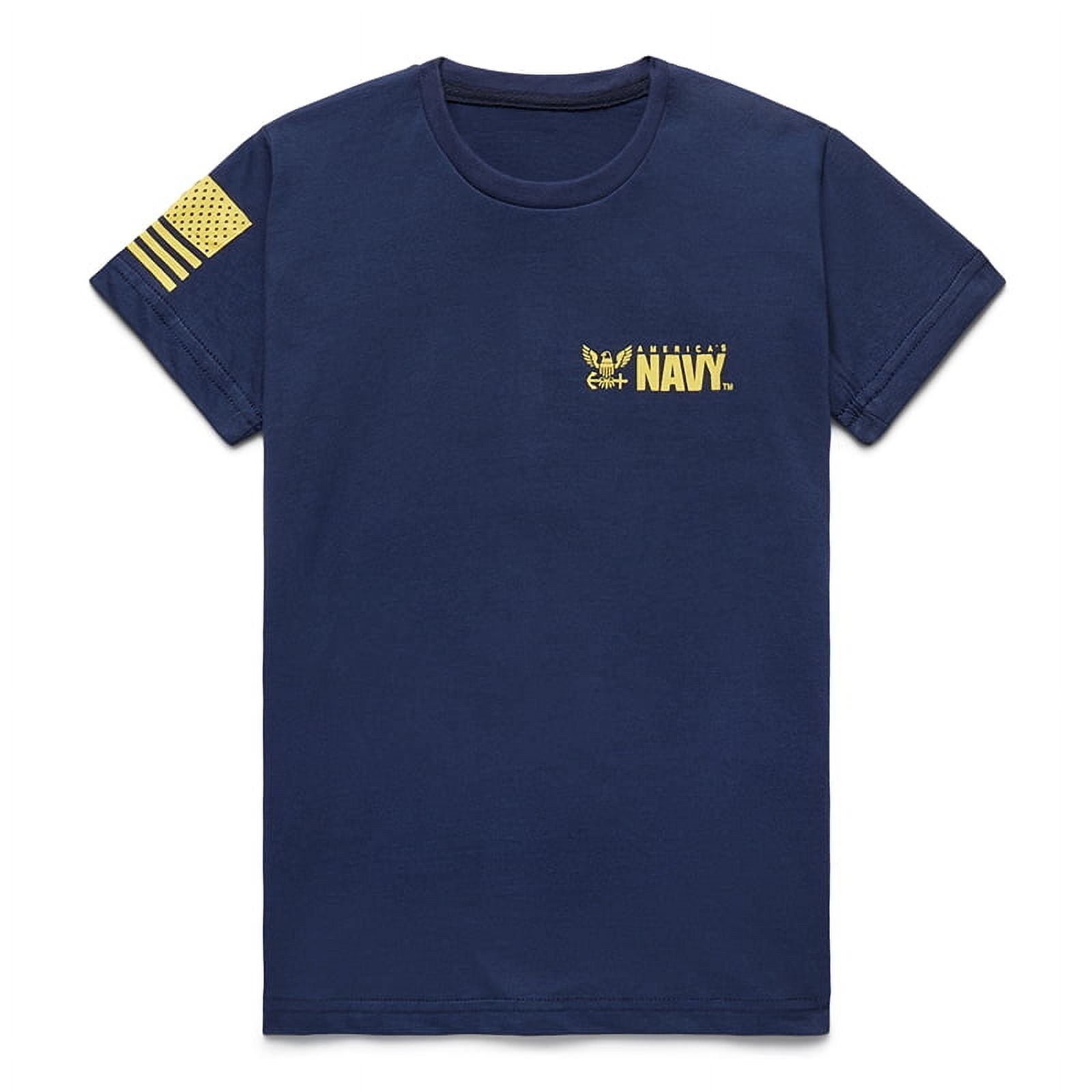 OODA Kids U.S. Navy T-Shirt Organic Cotton (Navy Blue) - Walmart.com
