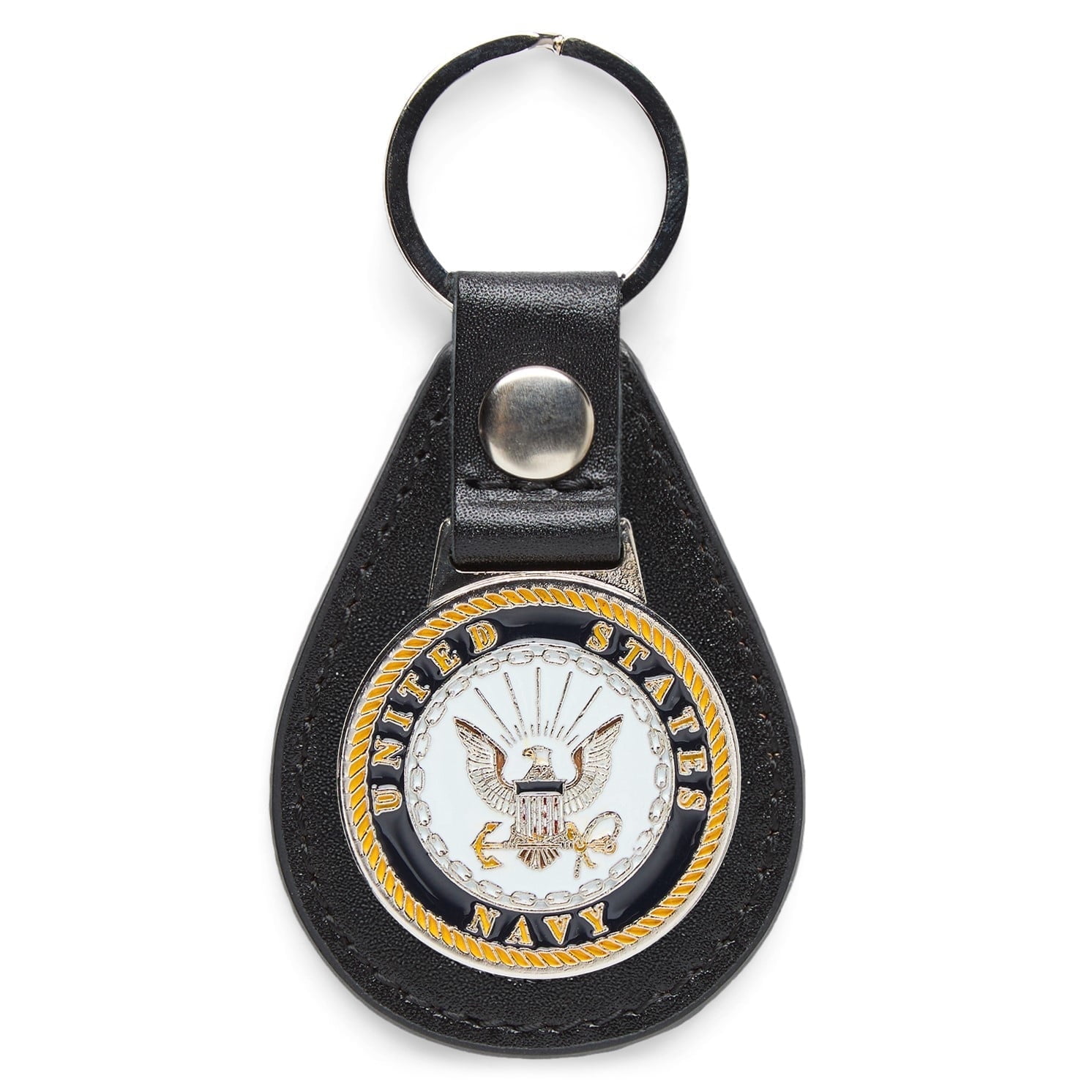 OODA U.S. Navy Leather Keychain - Black - Walmart.com
