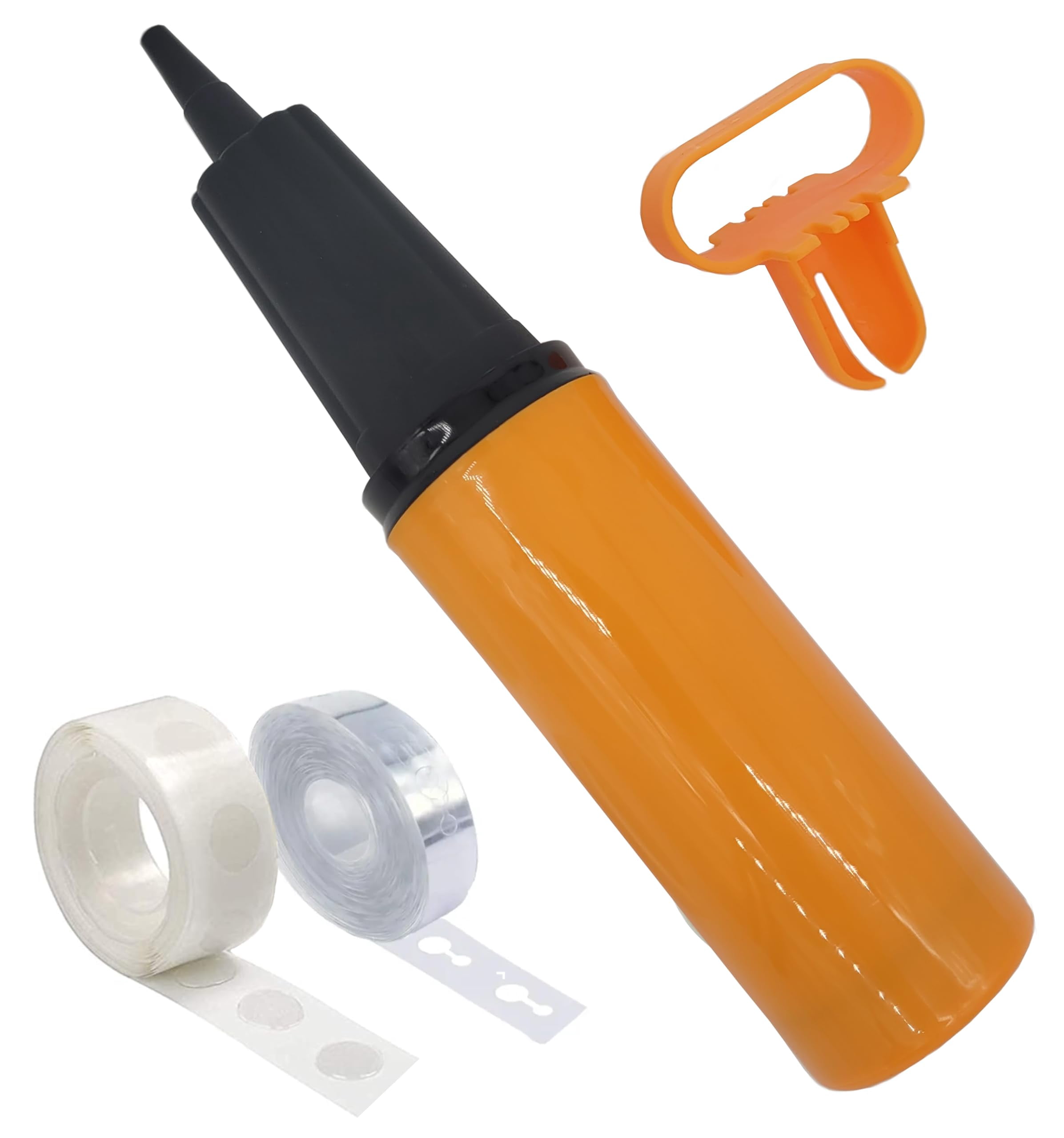 OODELZ Balloon Pump Hand Held Kit, Inflator Air Pump for Balloons - 2 Way Manual Dual Action ...