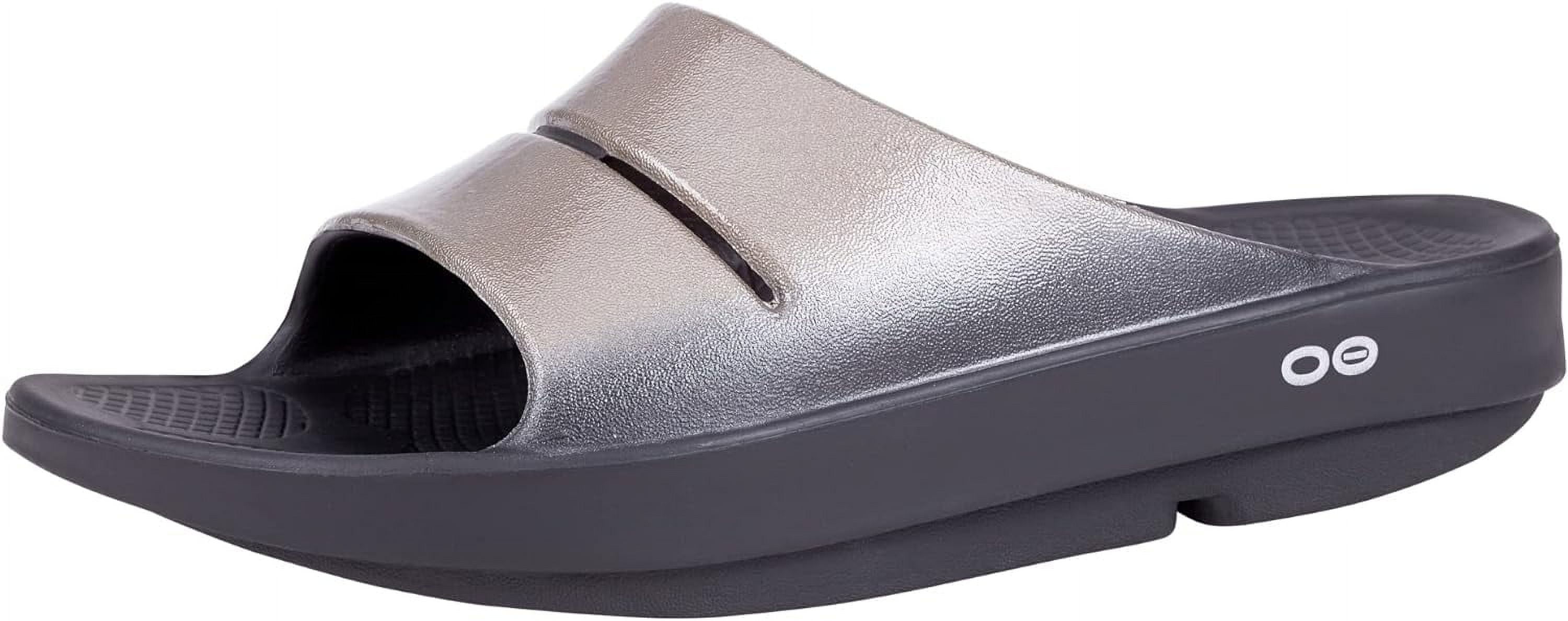 OOFOS OOahh Luxe Slide Sandal - Lightweight Recovery Footwear - Reduces ...