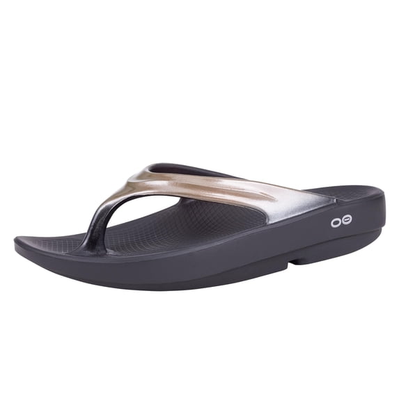 OOFOS OOlala Luxe Recovery Sandal, Latte - Women’s Size 7 - Walmart.com