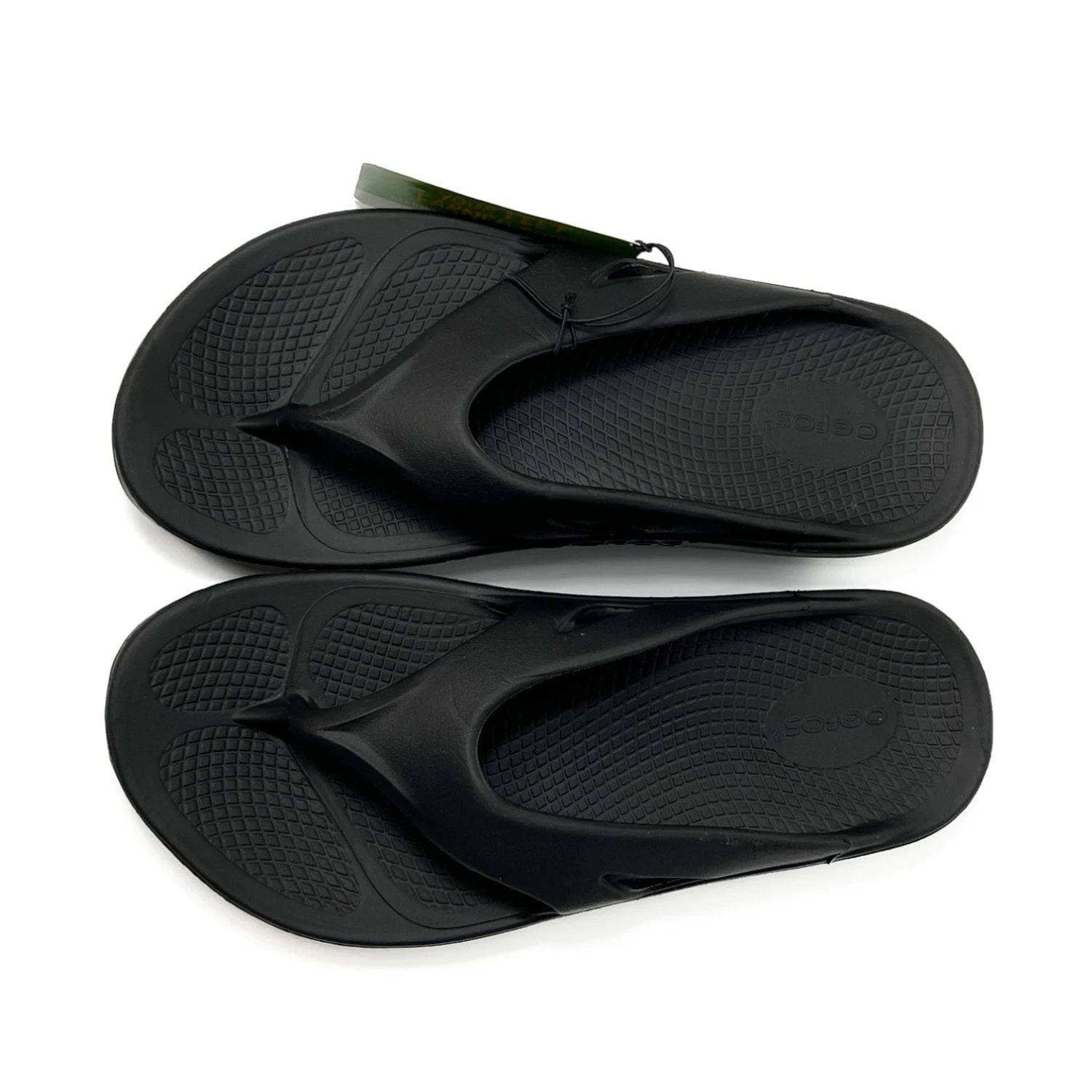 OOFOS Unisex Ooriginal Thong Flip Flop - Black Size 10 /12 - Walmart ...