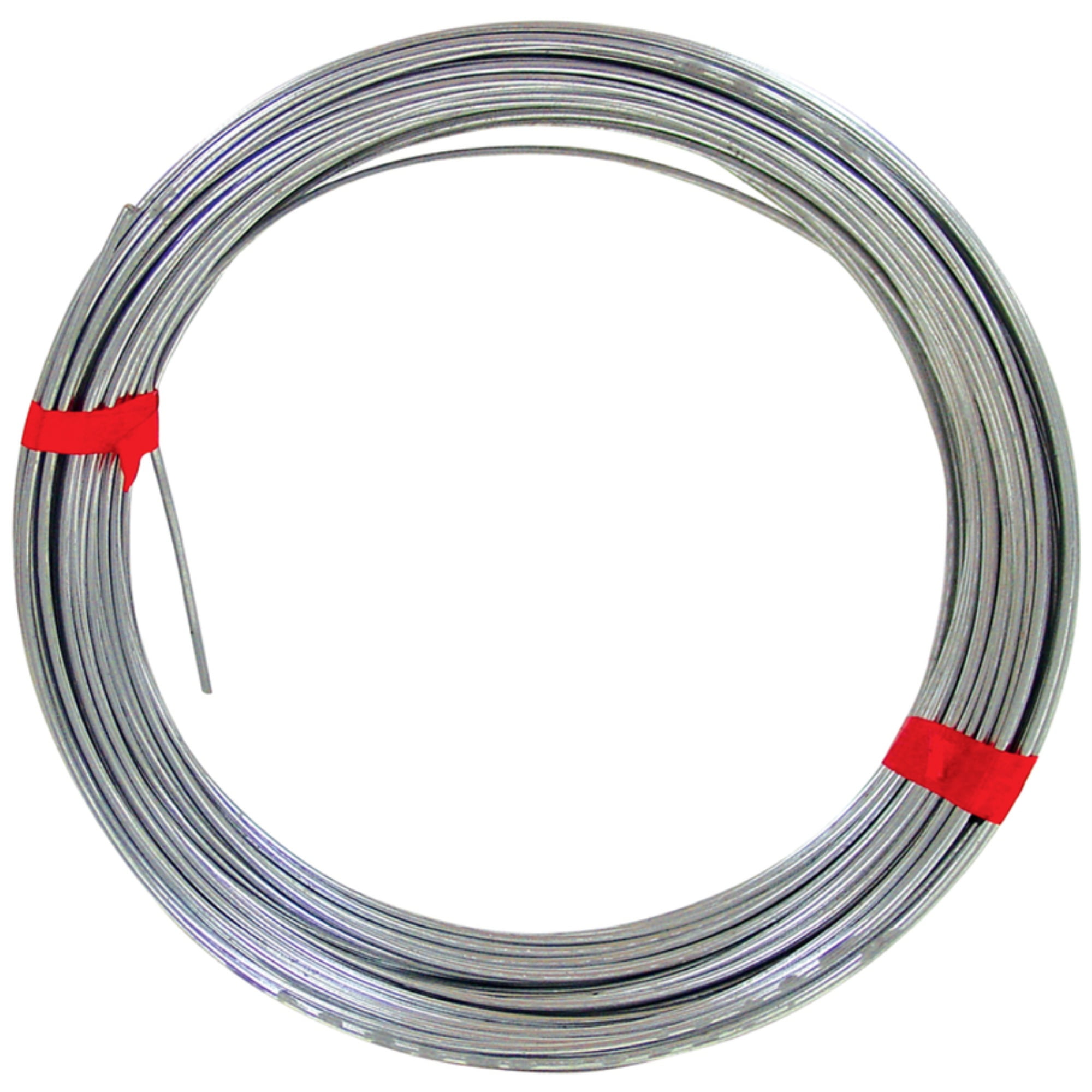 OOK 100 ft Galvanized Steel 12 Ga Wire for DIY, Garden, Farm, Hardware ...