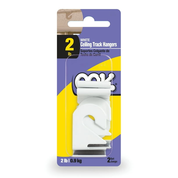 OOK Ceiling Track Hanger White 4 Pack - Walmart Business Supplies