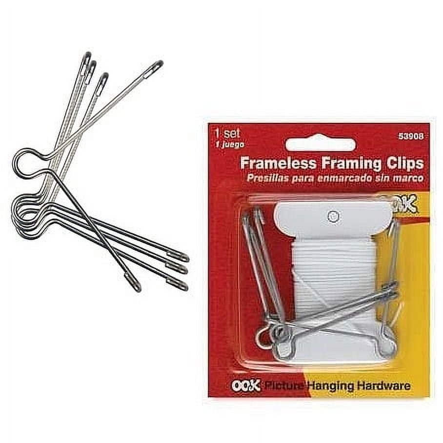 OOK Frameless Framing Clips - Walmart.com