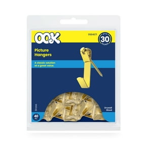 Guirnd 184 Pieces Picture Hanging Kit, Gold Hooks with Nails, 20lb 30lb ...