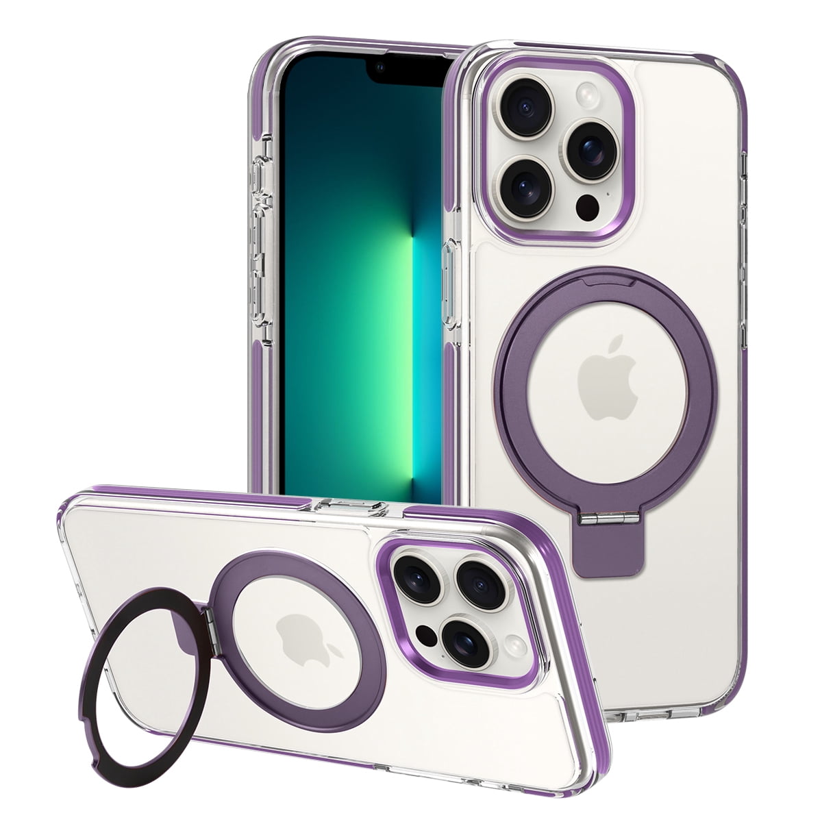 OOK For iPhone 13 Pro Max Case with Magnetic Ring Stand, Compatible ...