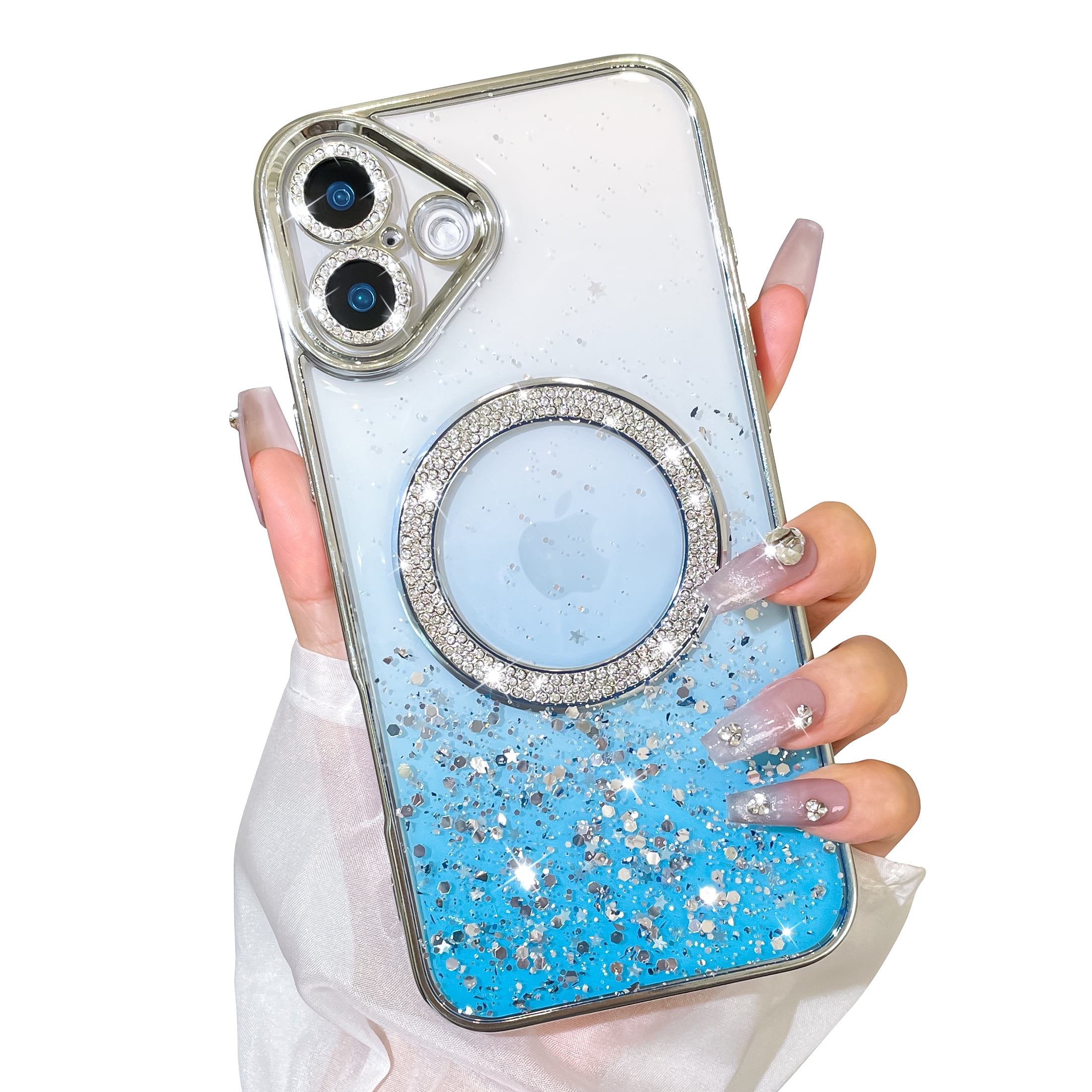 OOK for iPhone 16 Plus Case Compatible with Magsafe, Bling Glitter ...