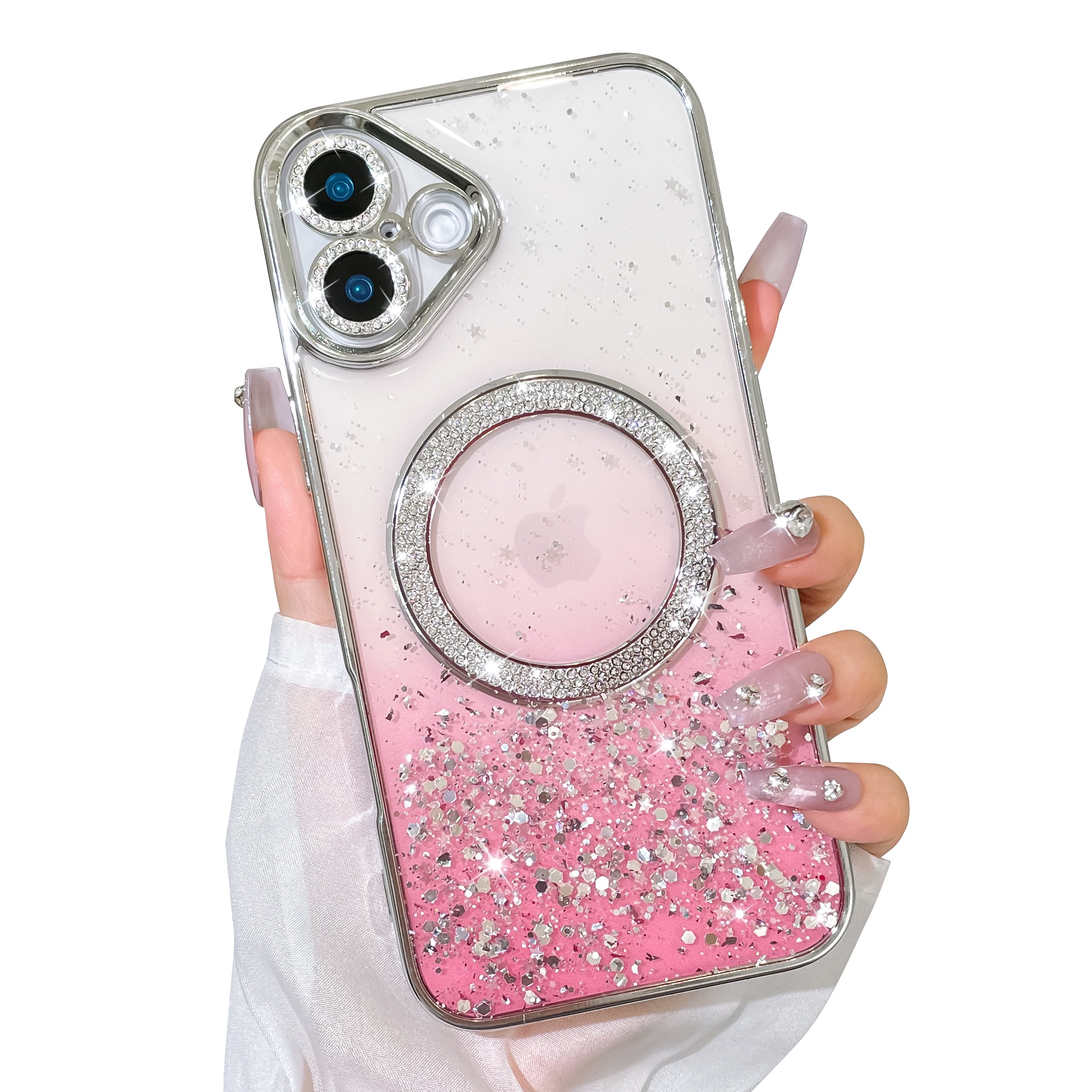 OOK for iPhone 16 Plus Case Compatible with Magsafe, Bling Glitter ...