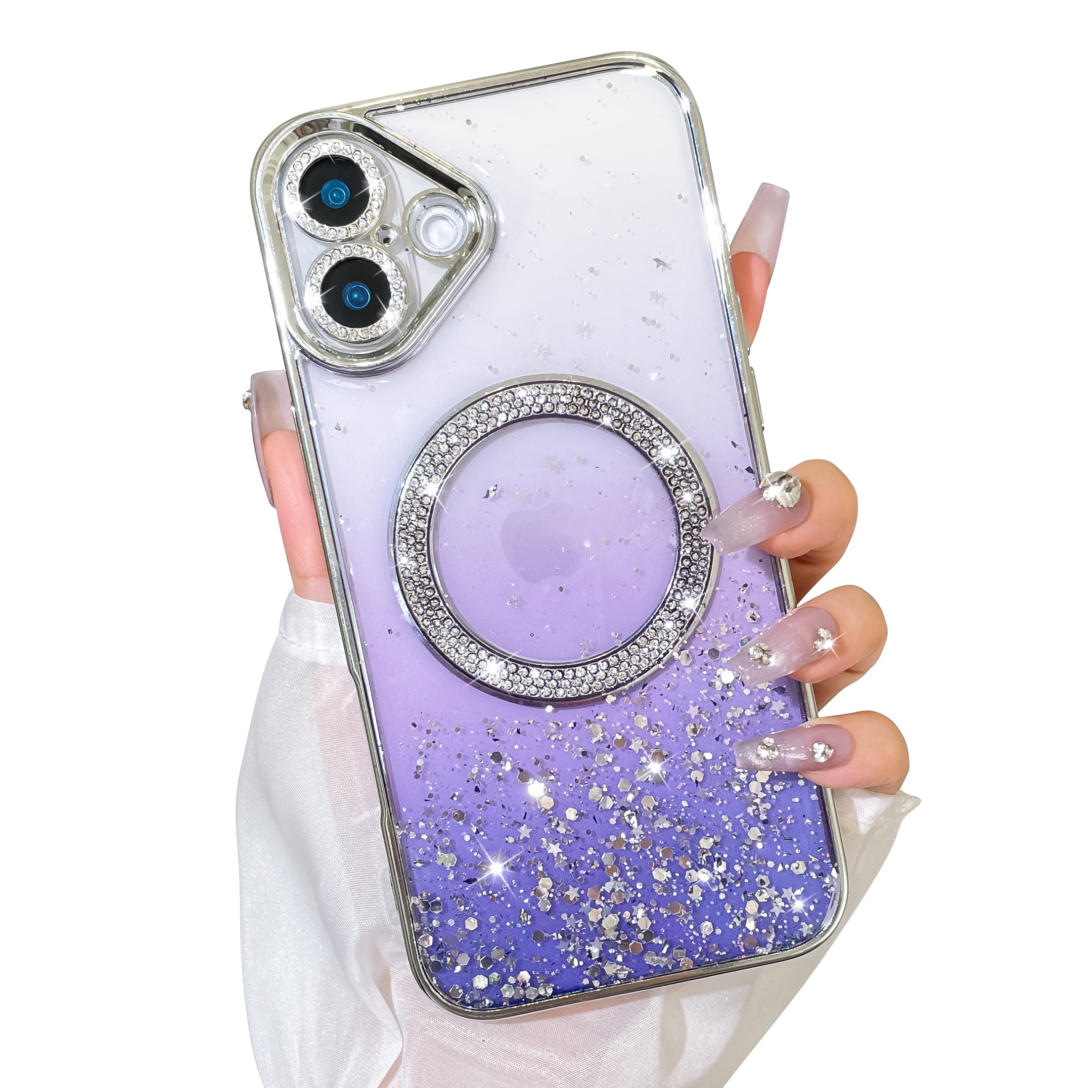 OOK for iPhone 16 Plus Case Compatible with Magsafe, Bling Glitter ...