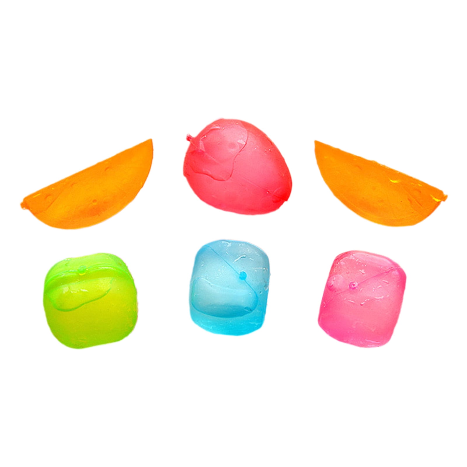 OOKWE 6 Pieces Refreezable Ice Cubes Washable Non-Melting Ice Cubes Non ...