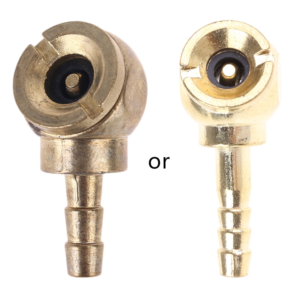 OOKWE Air Chuck 1/4" Heavy Duty Tire Chuck with Clip for Inflator Gauge ...