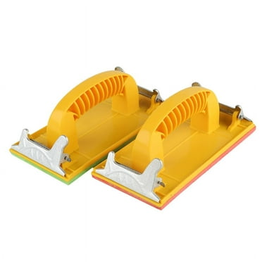 Homax Heavy Duty Plastic Block Hand Sander, Yellow, 12 inches - Walmart.com