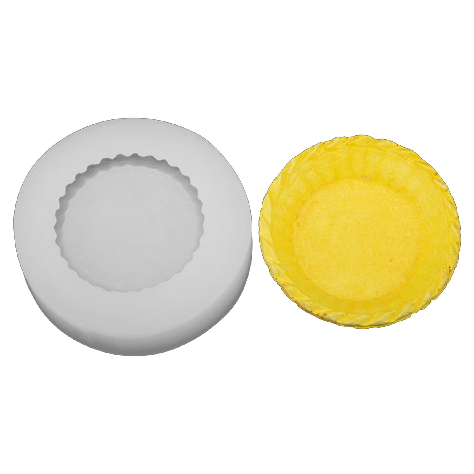 OOKWE Egg Tart Skin Silicone Mold Silicone Material for Creative Mousse ...