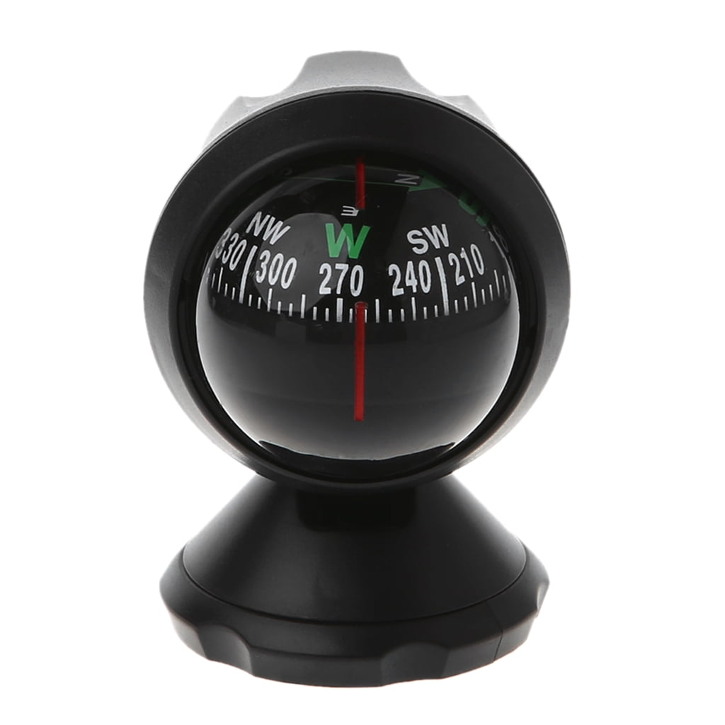 OOKWE Mini Car Compass Flexible Navigation Dashboard Auto Ball Cup ...