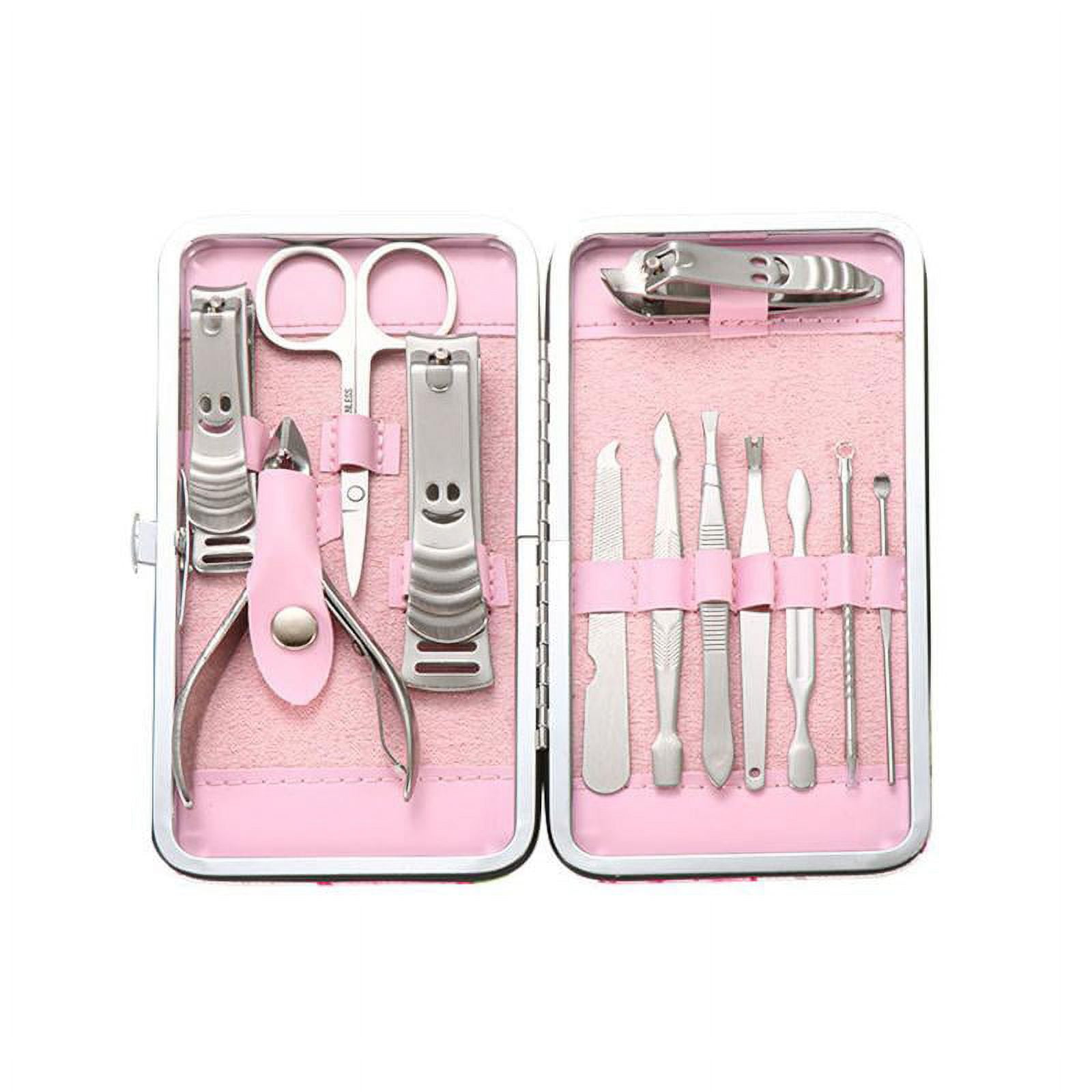 OOKWE Professional Nail Care kit Manicure Grooming Set with Travel Case ...